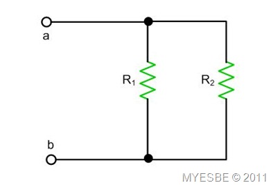 MyESBE: Equivalent Resistances (Basic circuit: Series and parallel ...